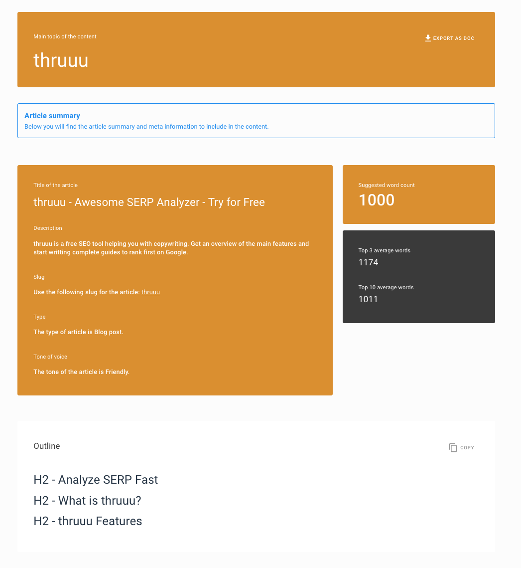 Content Brief Template Builder. Create Tailored SEO Brief Templates ...