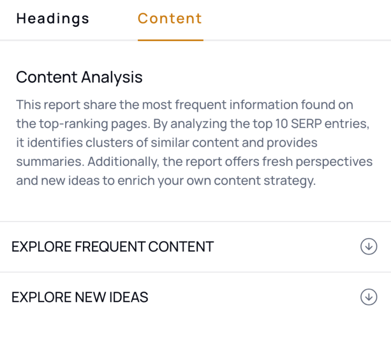 Analyze Frequent Content on Google and Get Unique Ideas with thruuu