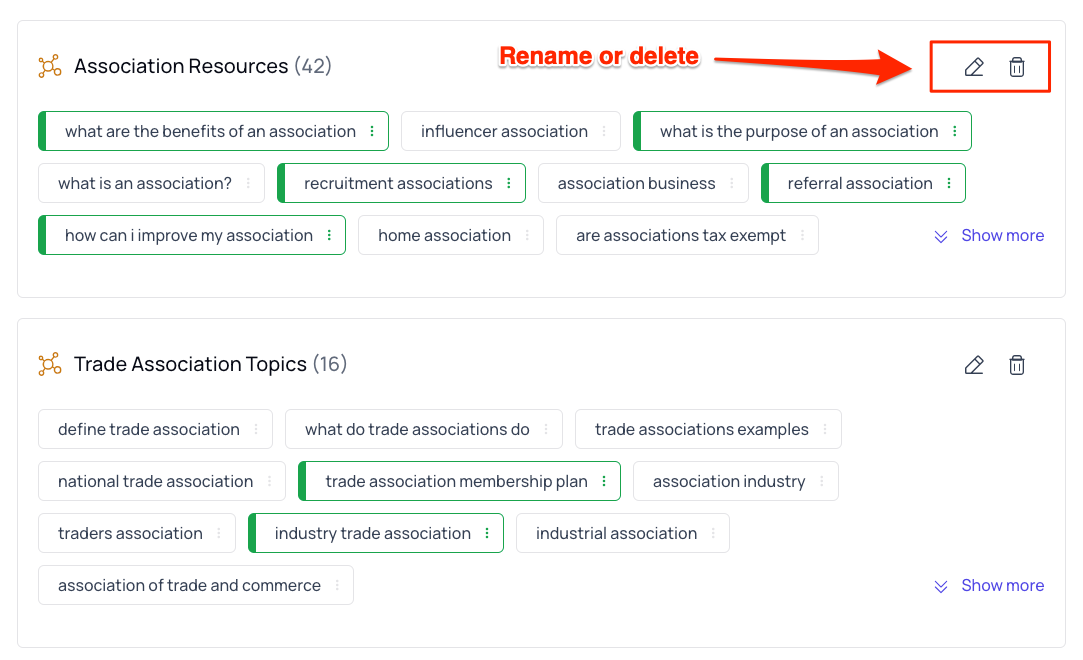 Organize your Topic Cluster into SEO Content Hub | thruuu | Content Optimization Solution